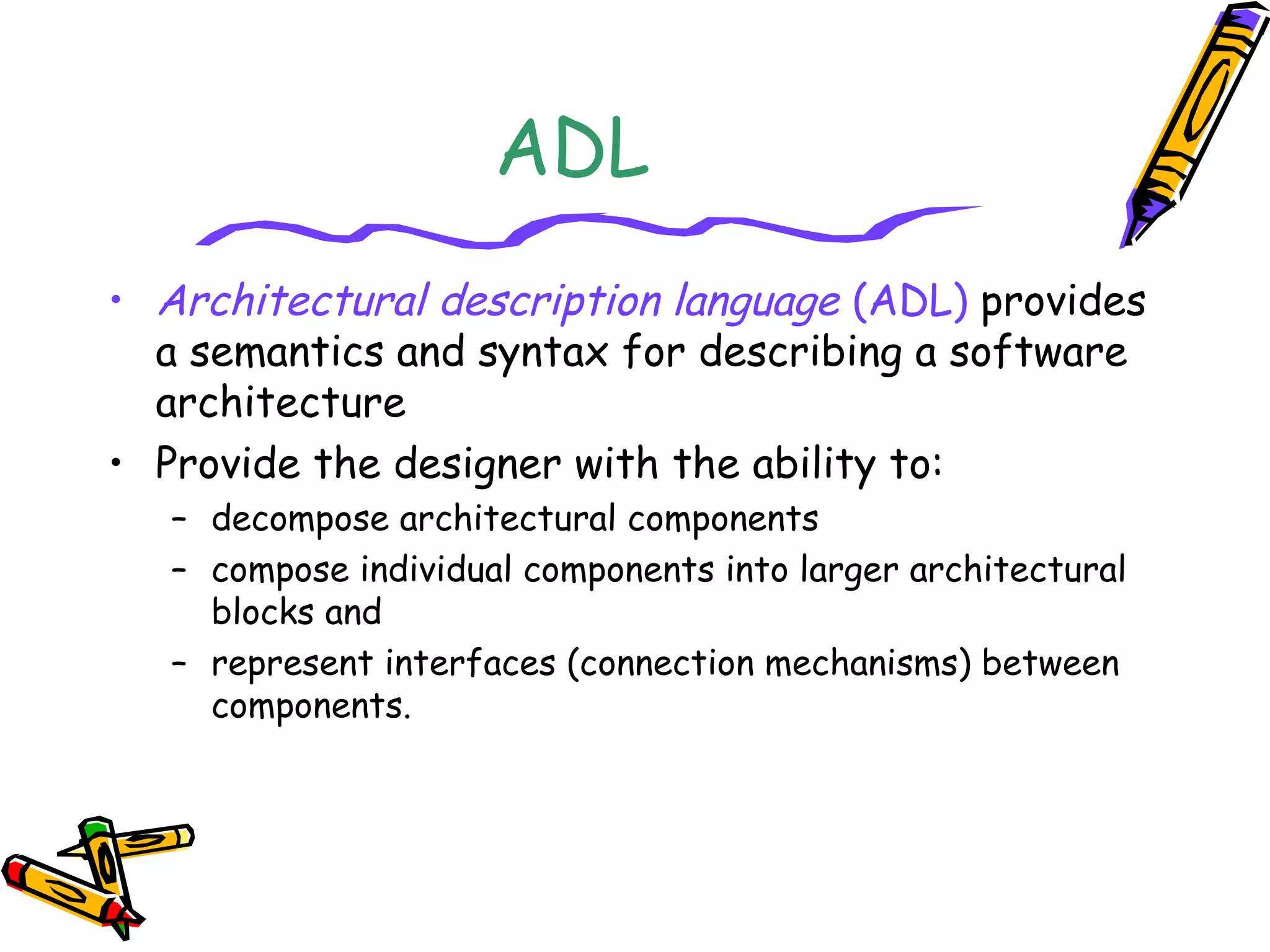 Architecture design in software engineering | PPT