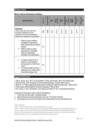 Architecture design studio 1 project 1 brief march 2016 | PDF