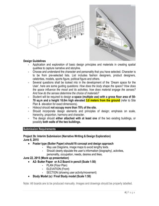 Architecture design studio 1 project 3 brief march 2015 | PDF