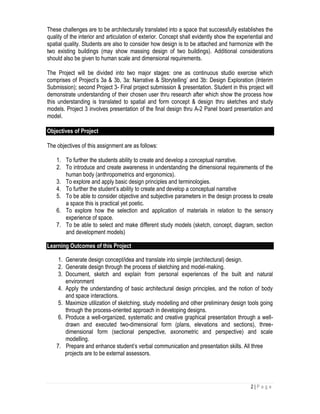 Architecture design studio 1 project 3 brief march 2015 | PDF