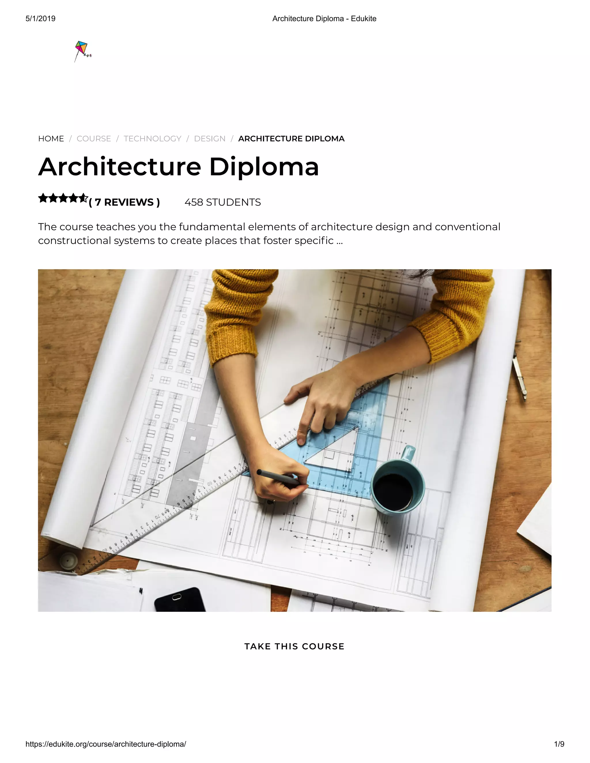 Architecture Diploma - Edukite | PDF