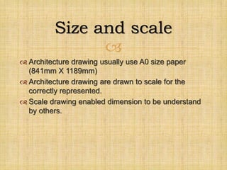 Architecture drawing presentation | PPTX