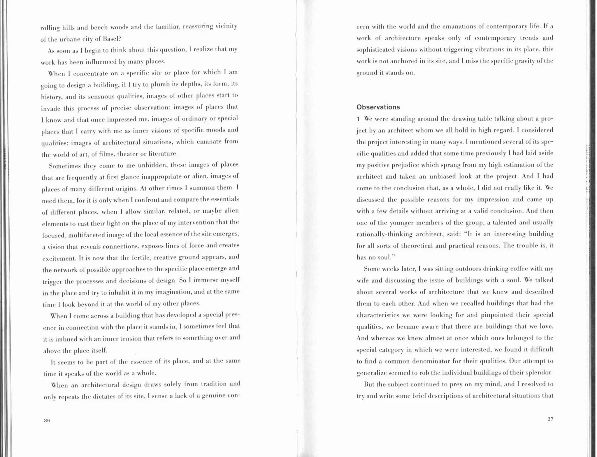 [Architecture ebook] peter zumthor thinking architecture161 | PPT