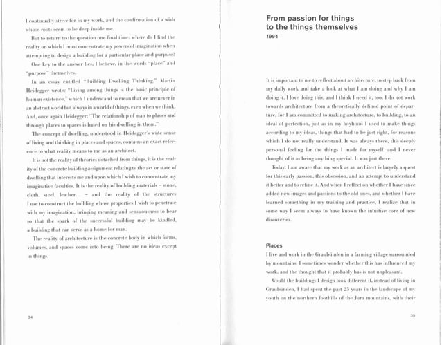 [Architecture ebook] peter zumthor thinking architecture161 | PPT