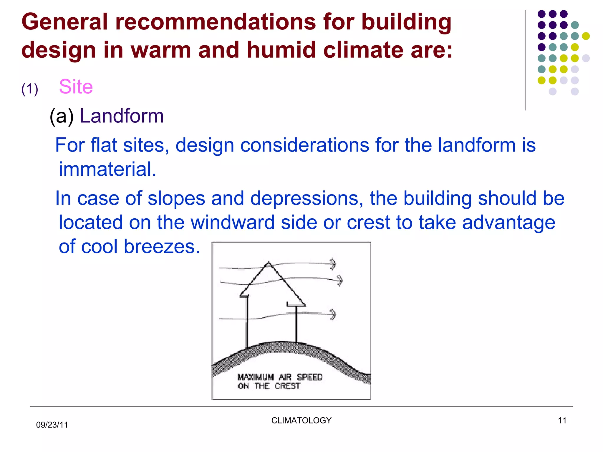 Architecture for hot and humid climate | PPT