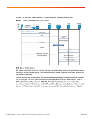 Architecture for Mobile Data Offload over Wi-Fi Access Networks | PDF