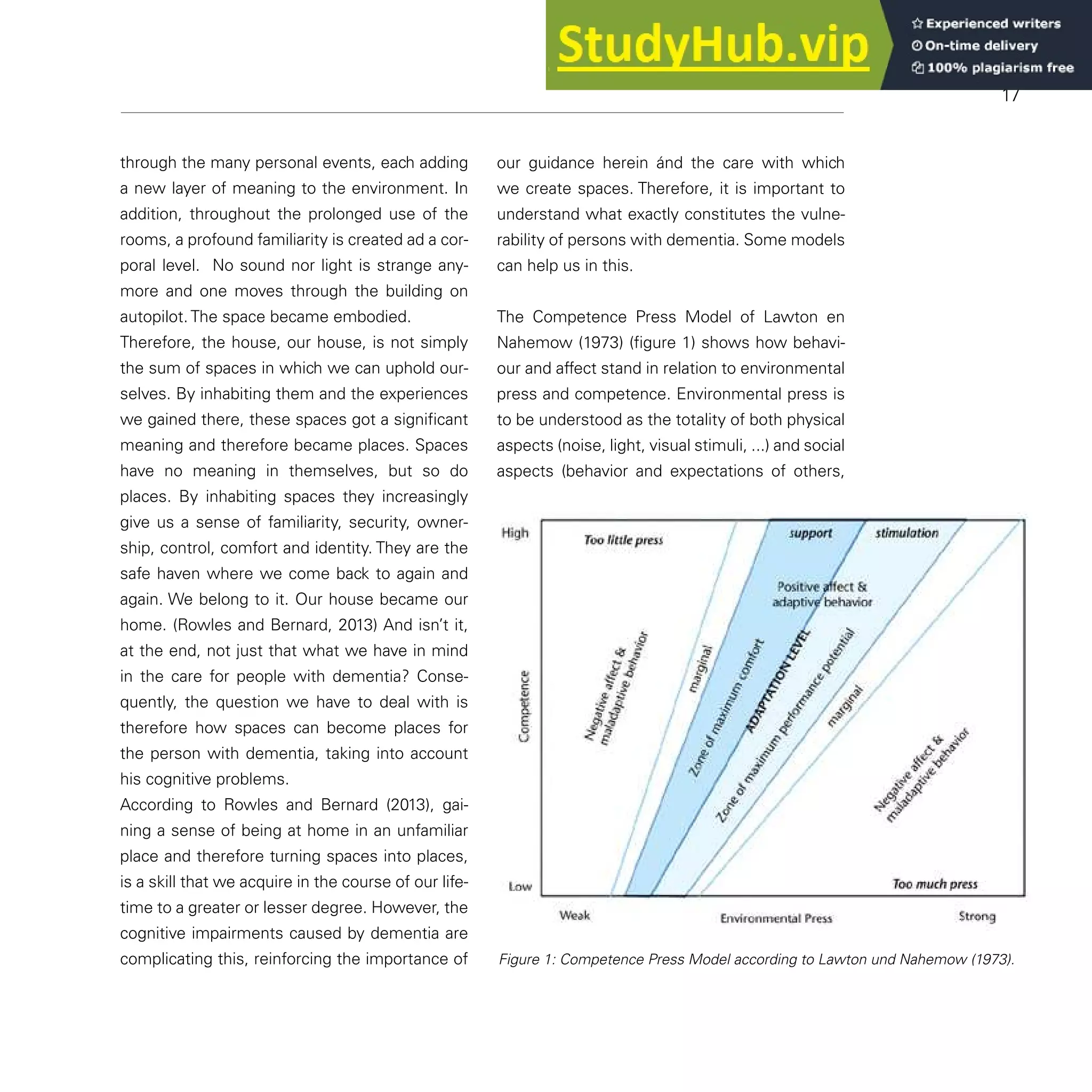 Architecture for People Withe Dementia. Planning Principles, Practices ...