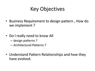 Same Patterns, Different Architectures | PPT