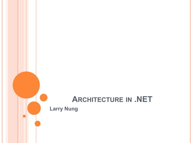 Architecture in .net
