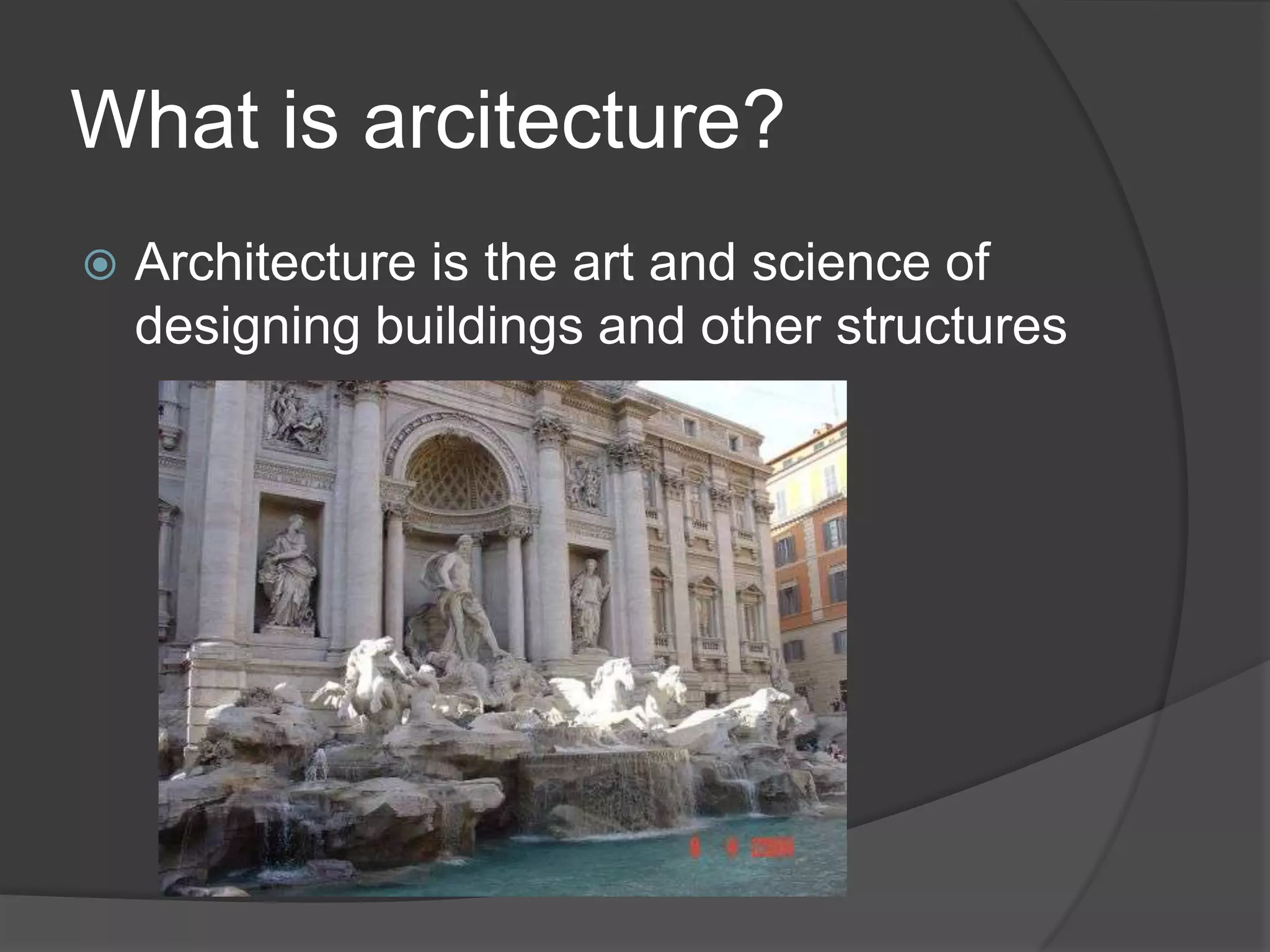 Architecture in the economy | PPTX