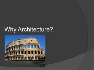 Architecture in the economy | PPTX