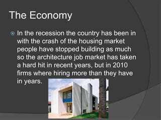 Architecture in the economy | PPTX