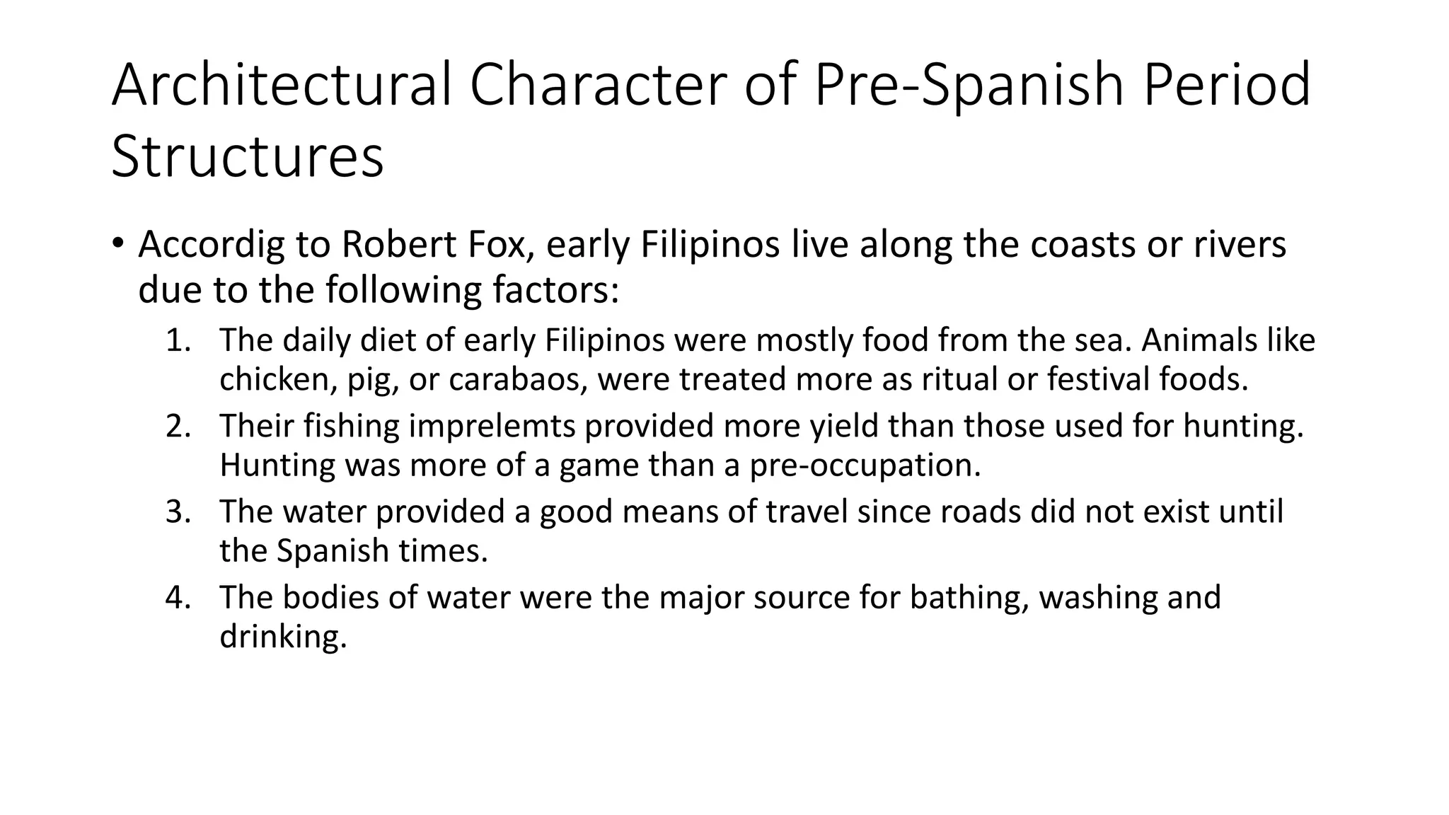 HISTORY: Philippine Architecture (Prehistoric) | PPTX