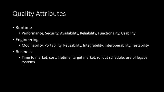 Introduction to Software Architecture | PPT
