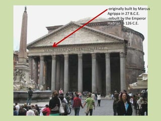 Architecture lesson #3 the pantheon | PPT
