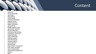 Architecture lighting thesis presentation | PDF