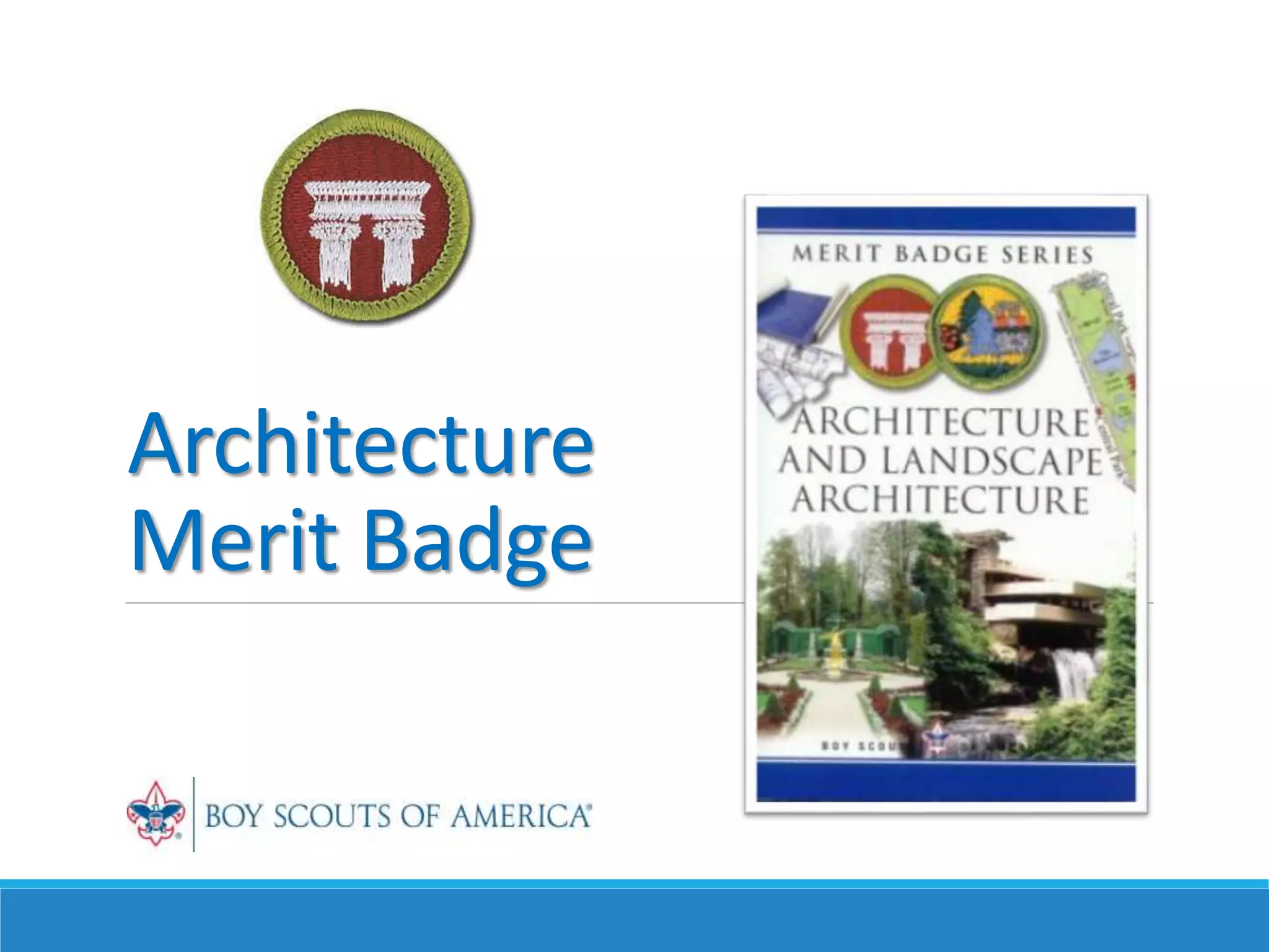 Architecture Merit Badge | PPTX