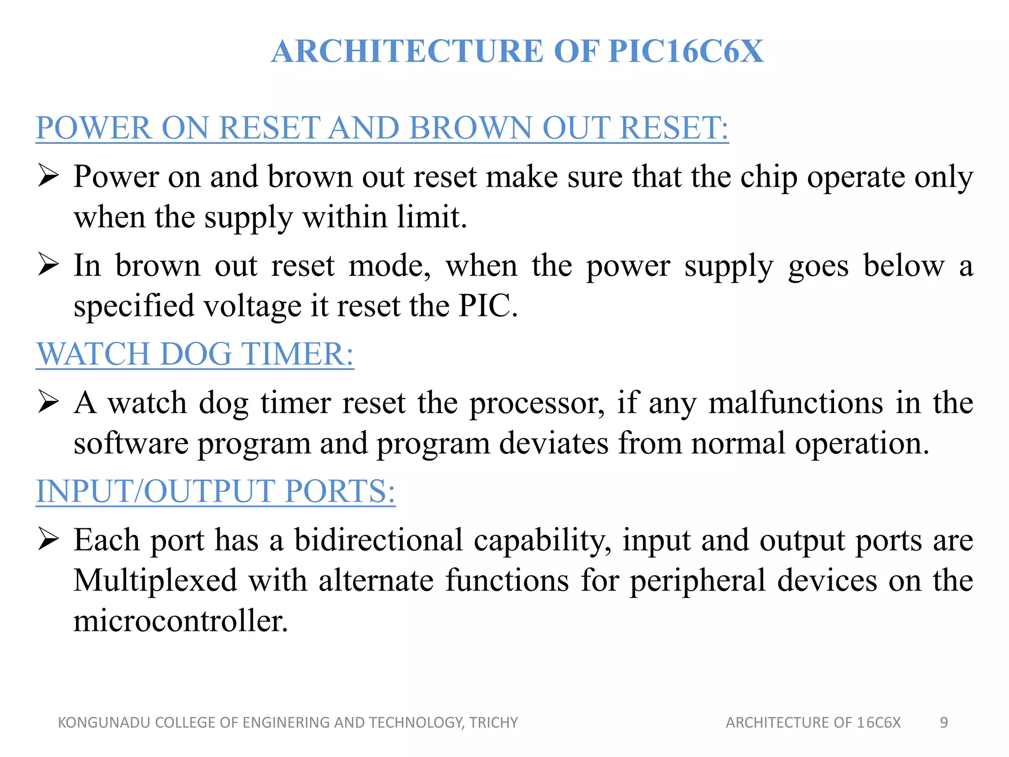 Architecture of 16C6X | PPTX