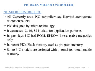 Architecture of 16C6X | PPTX