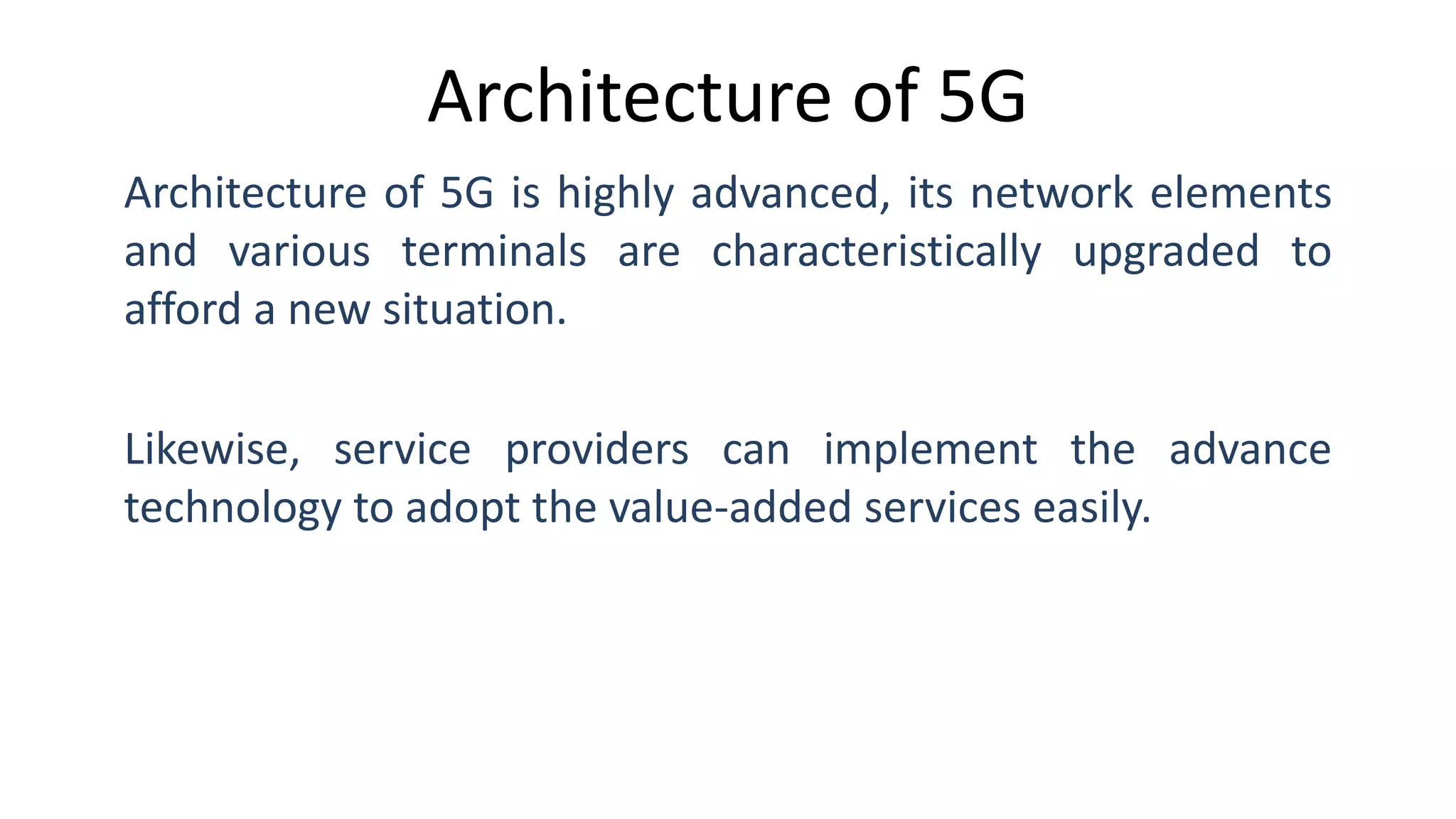 Architecture of 5G | PPT