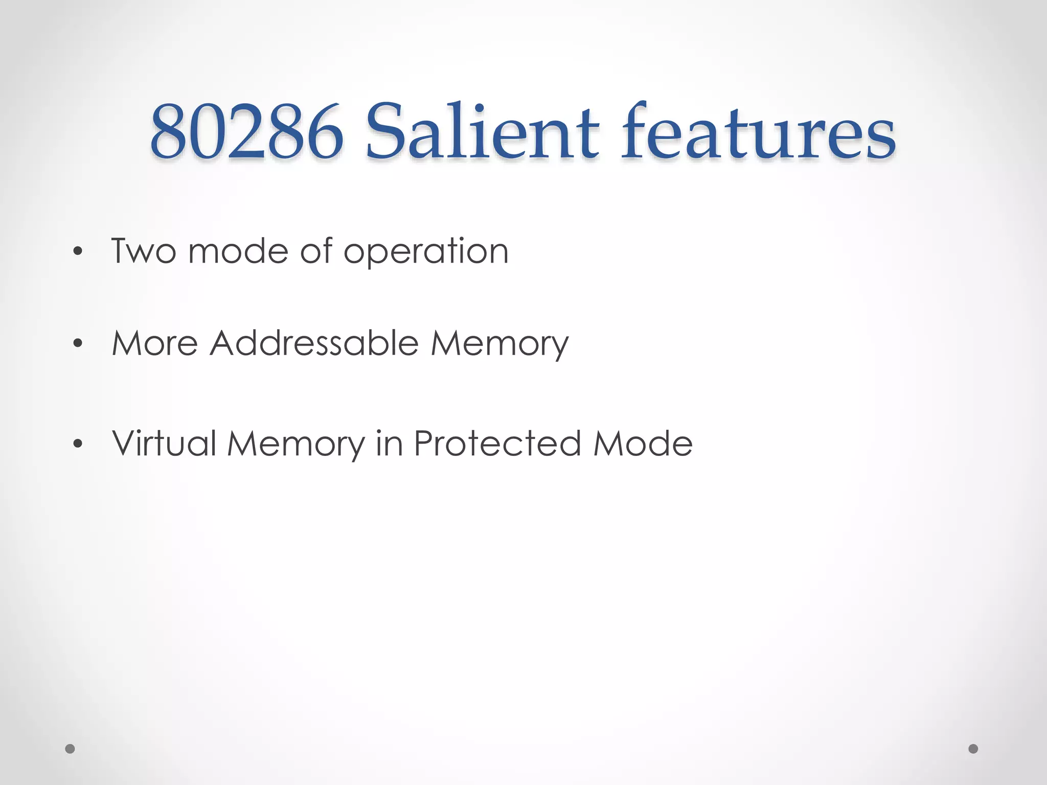 Architecture of 80286 microprocessor | PPTX