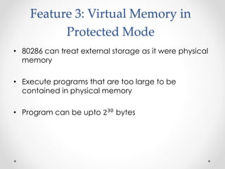 Architecture of 80286 microprocessor | PPTX
