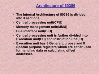 Architecture_of_80386_Microprocessor - Inroduction | PPT