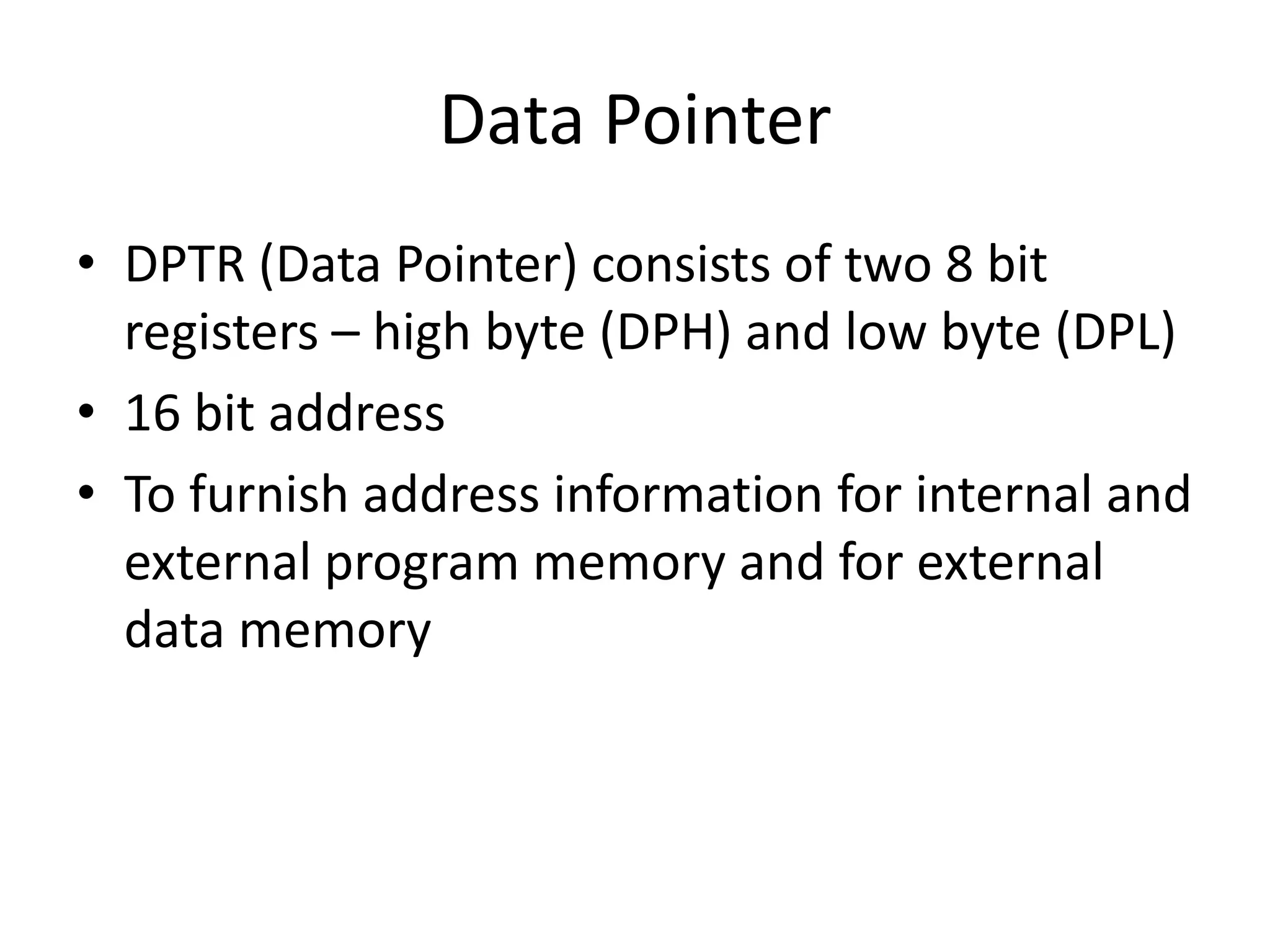 Architecture of 8051 | PPTX