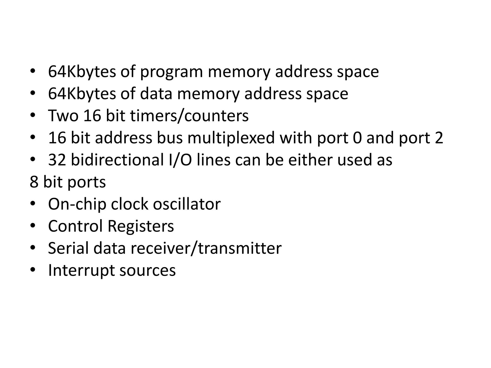 Architecture of 8051 | PPTX