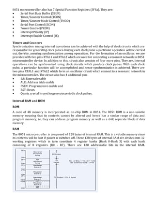 Architecture of 8051 | PDF