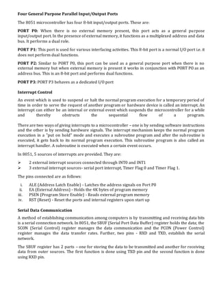 Architecture of 8051 | PDF