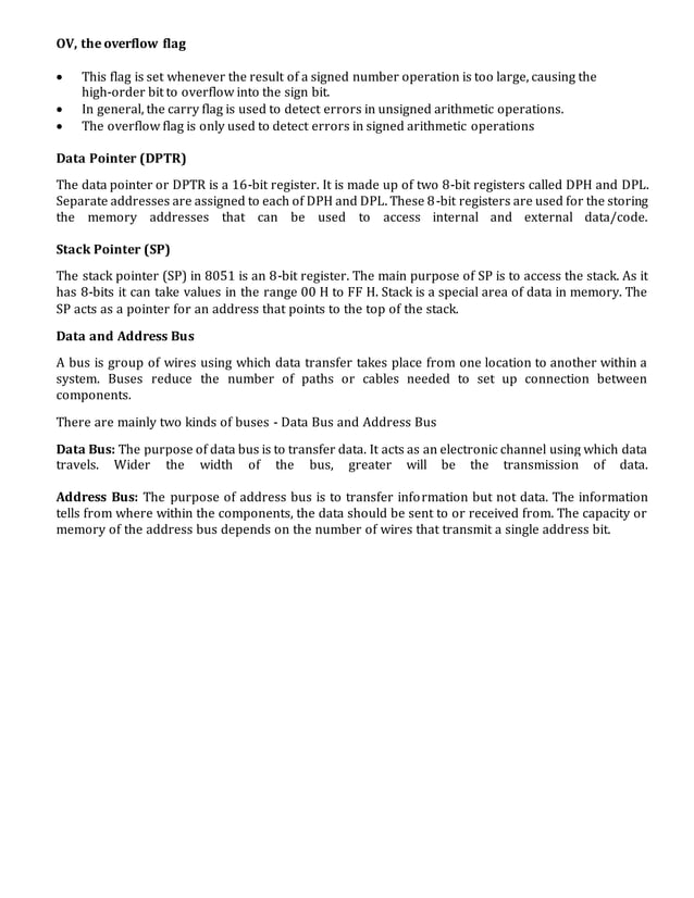 Architecture of 8051 | PDF