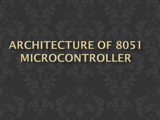 MICROCONTROLLER - INTEL 8051 | PDF