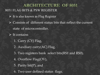 MICROCONTROLLER - INTEL 8051 | PDF