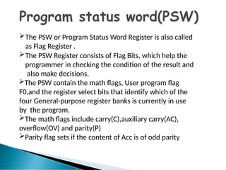 Architecture of 8051.pptx embedded system and iot | PPTX