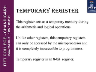 ITFT_Architecture of 8085 | PPT