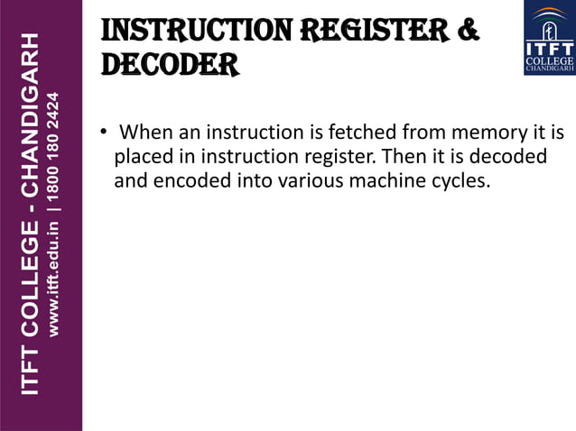 ITFT_Architecture of 8085 | PPT