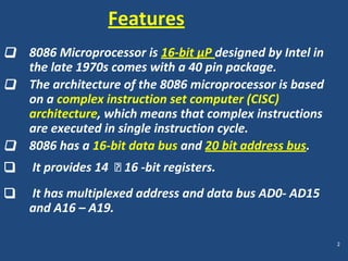 Architecture of 8086 pdf for engineering studnets | PDF