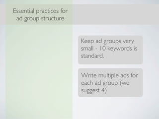 The Architecture of Ad Groups | PPT