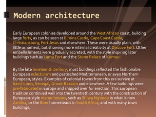 Architecture of africa | PPT