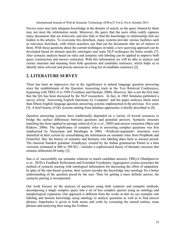 Architecture Of An Ontology Based Domain Specific Natural Language Question Answering System Pdf