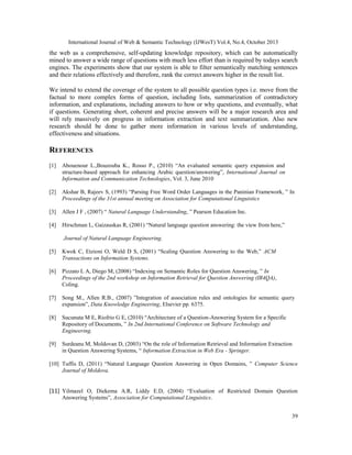 Architecture of an ontology based domain-specific natural language question answering system | PDF