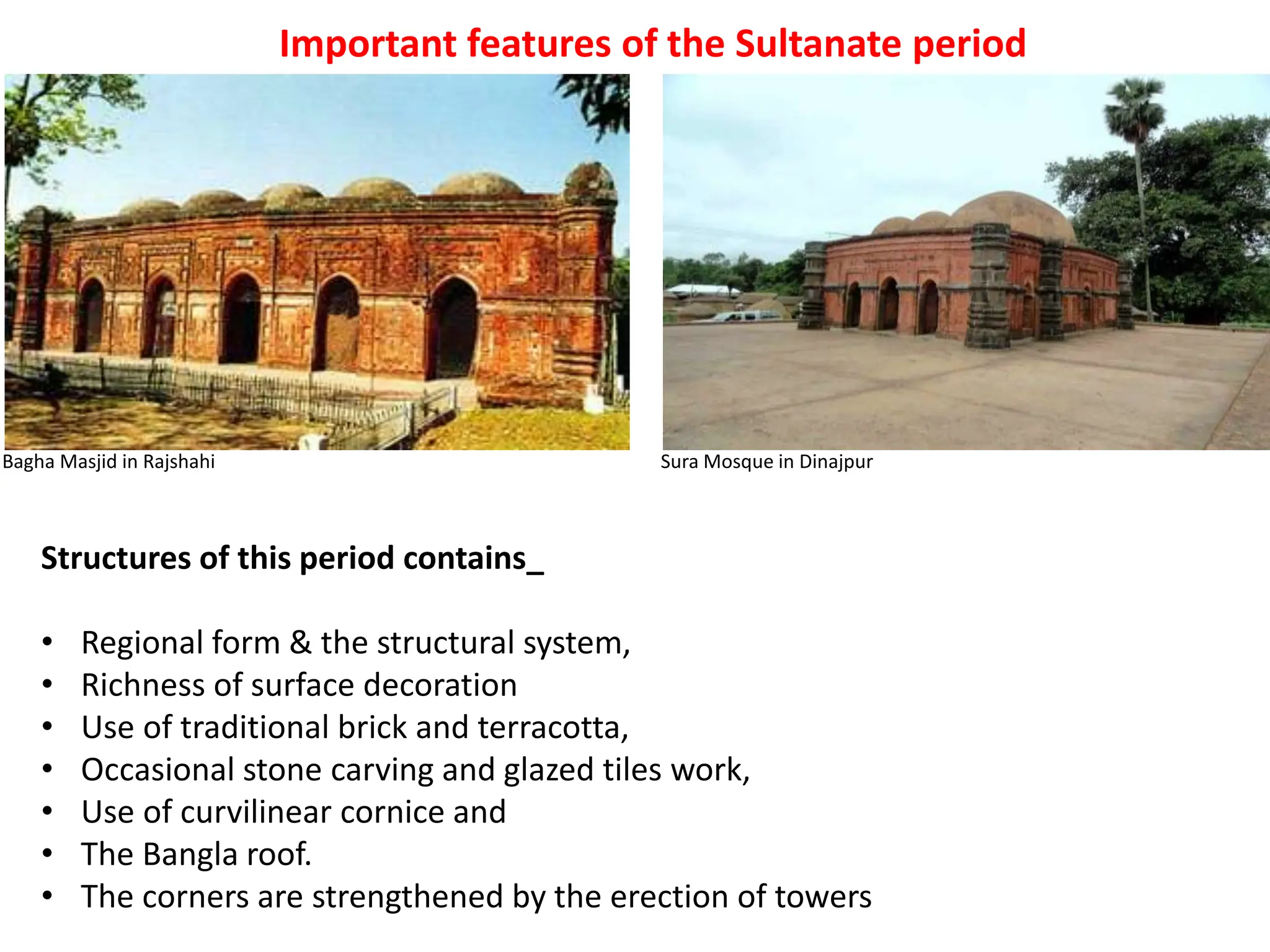 Architecture of Bengal Mughal and Sultanate Period | PPTX