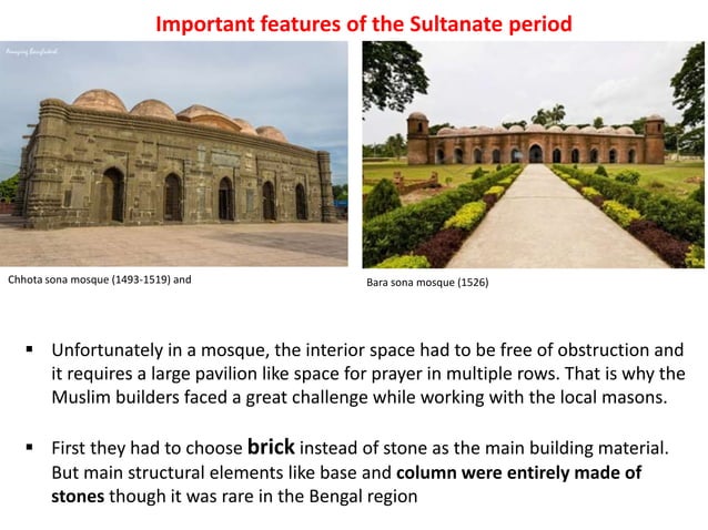 Architecture of Bengal Mughal and Sultanate Period | PPTX