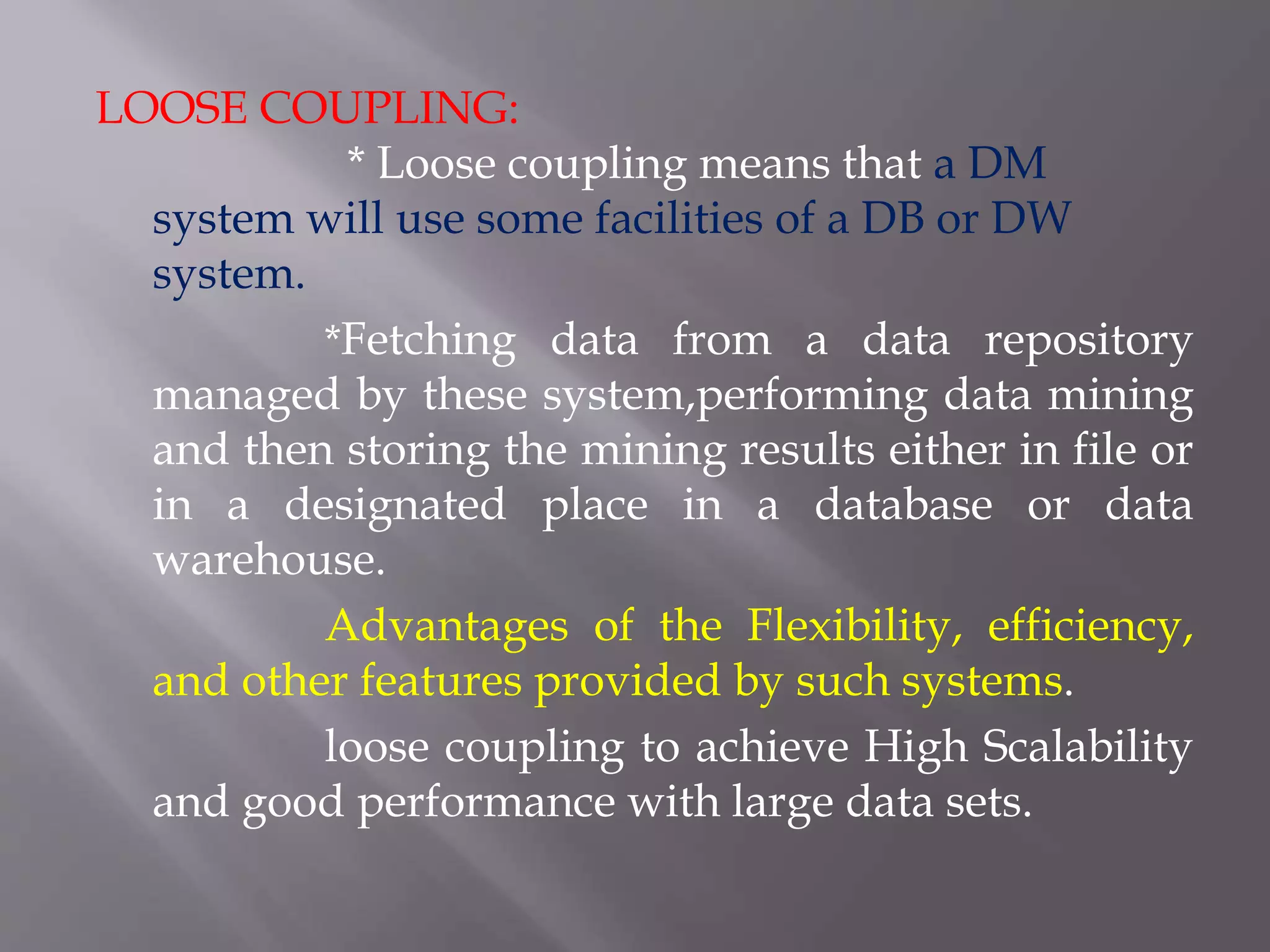 Architecture of data mining system | PPTX