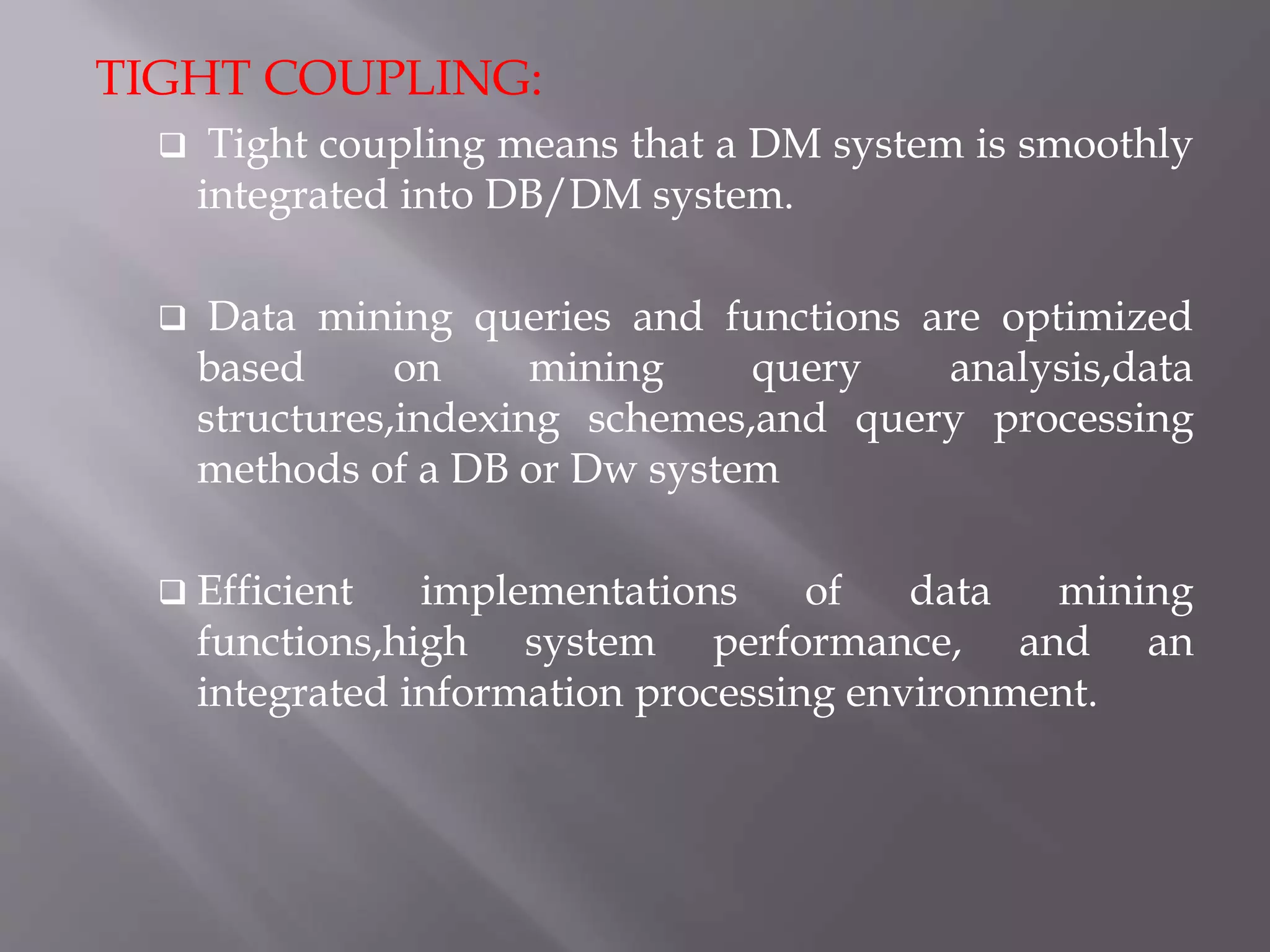 Architecture of data mining system | PPTX