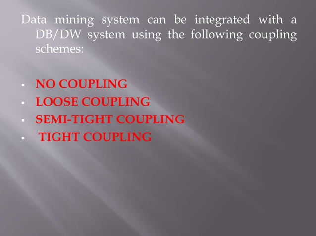 Architecture of data mining system | PPTX | Databases | Computer Software and Applications