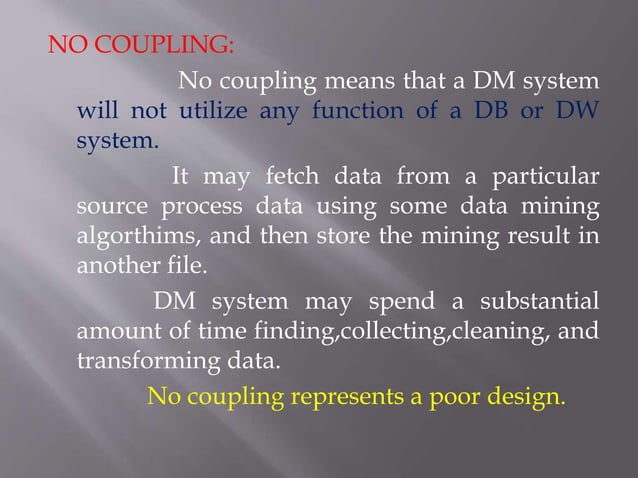 Architecture Of Data Mining System Pptx Databases Computer Software And Applications