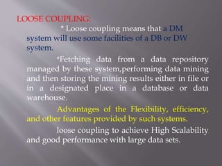 Architecture of data mining system | PPTX | Databases | Computer Software and Applications