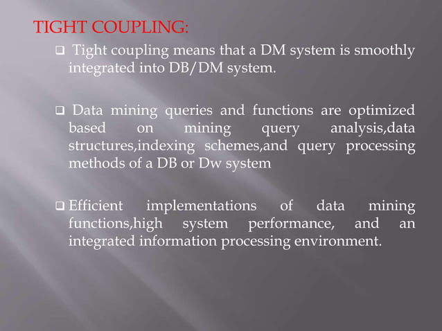 Architecture Of Data Mining System Pptx Databases Computer Software And Applications